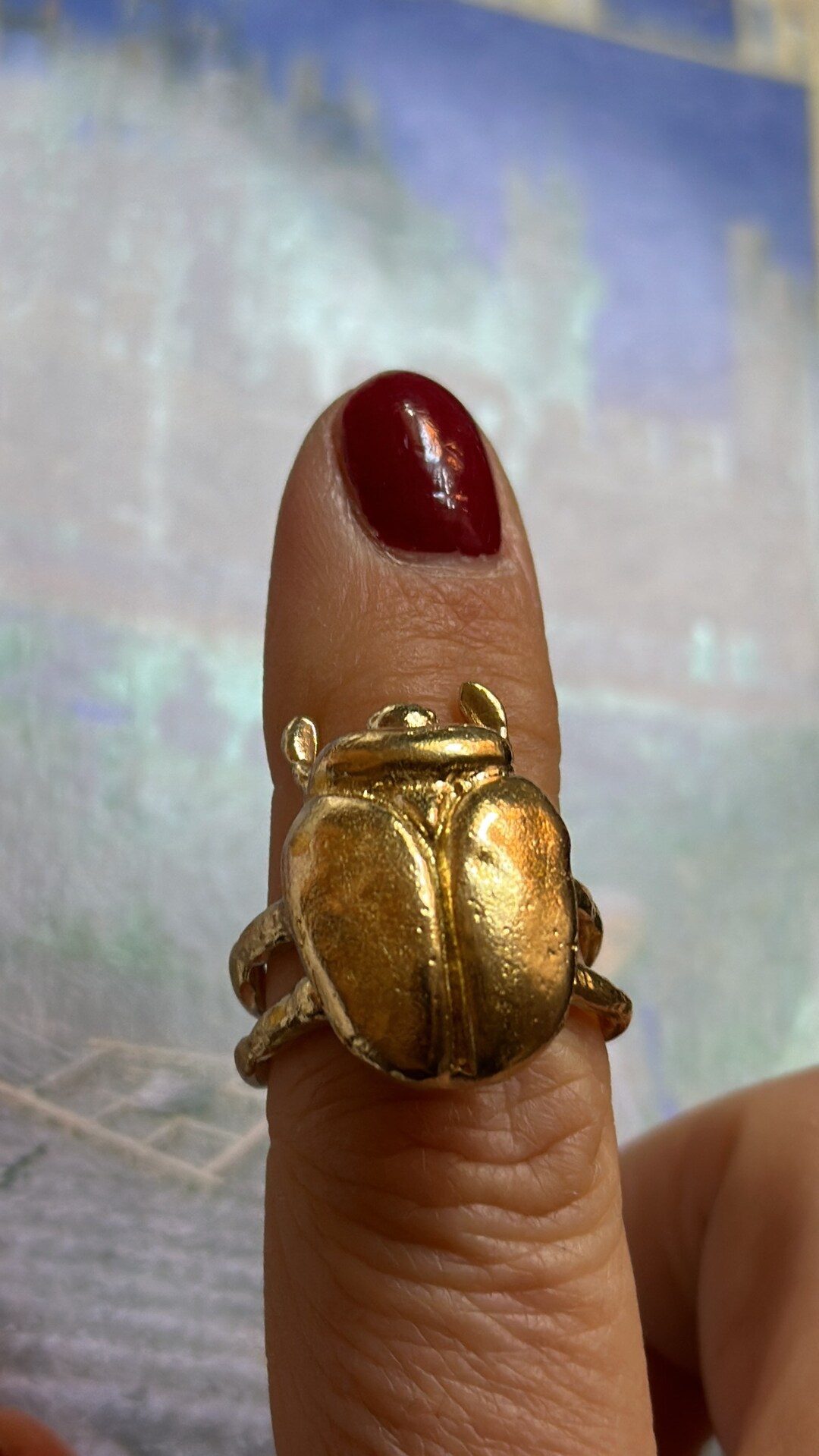 Scarab Ring - Etsy