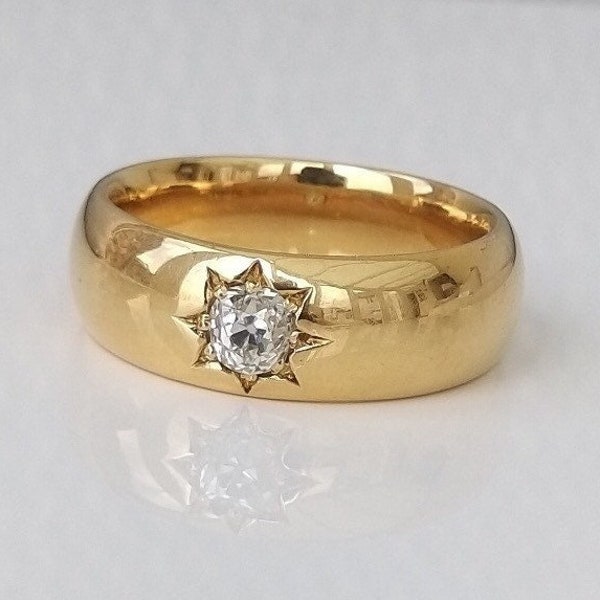 Antique Star Setting Ring - Etsy