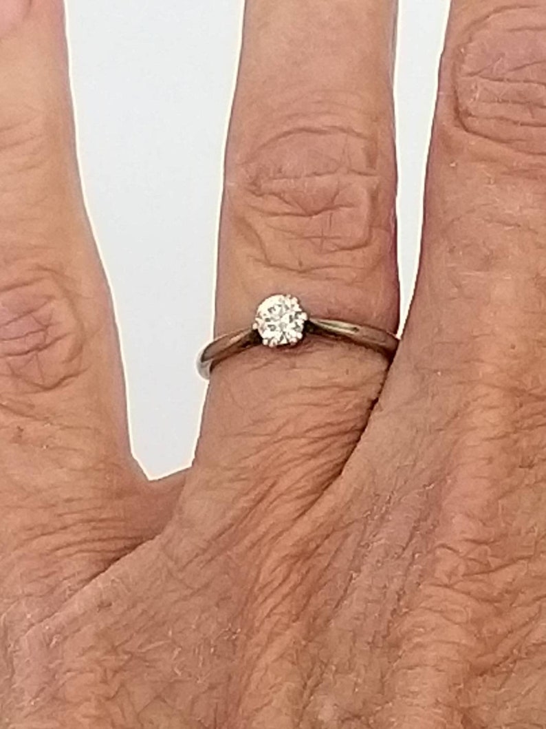 Antique Old Cut Diamond Single Stone Gold Ring - Resizing, Appraisals ...