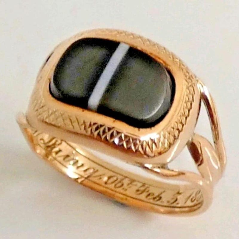 Mourning Ring - Etsy UK