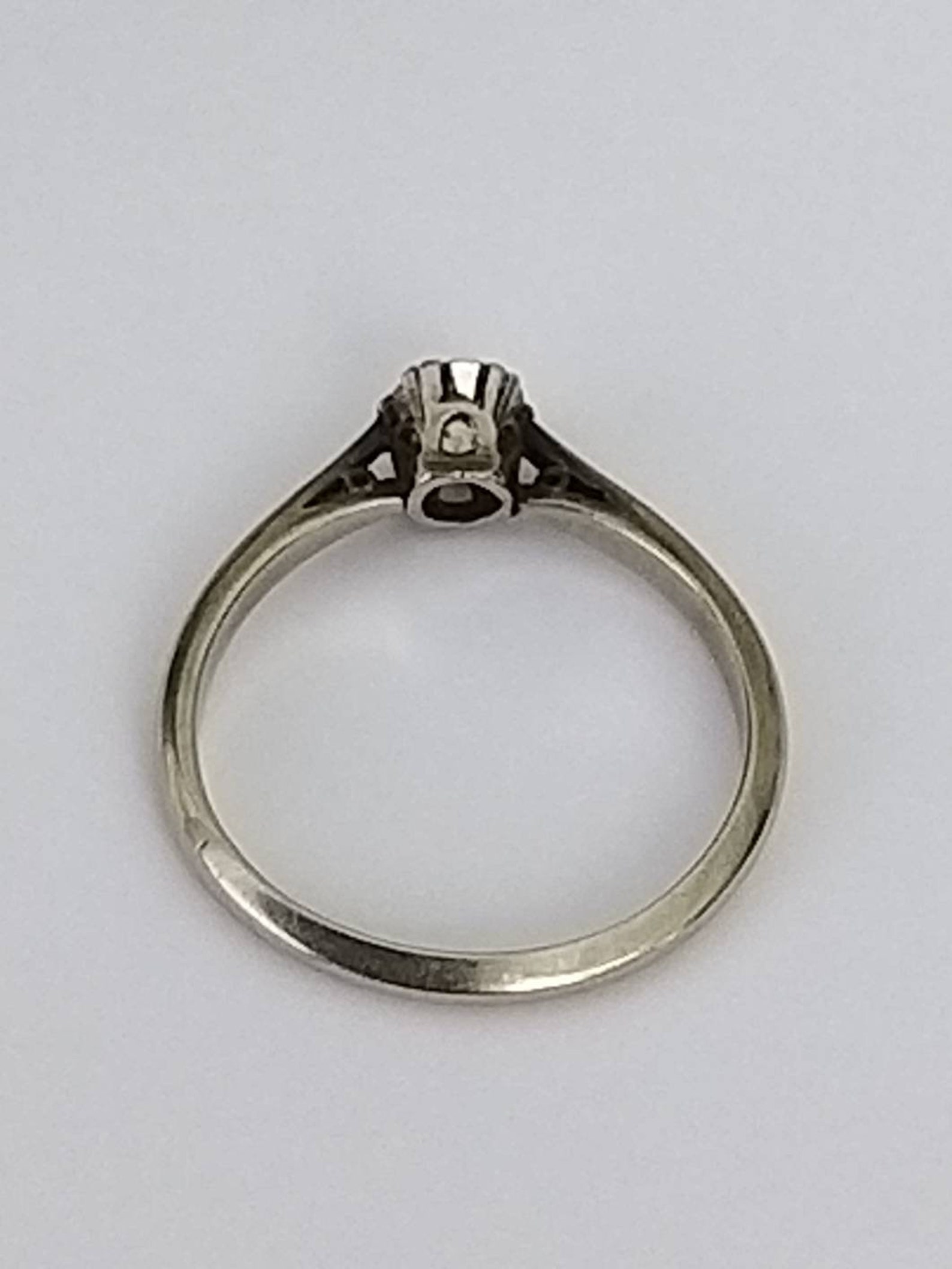 Antique Old Cut Diamond Single Stone Gold Ring - Resizing, Appraisals ...