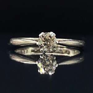 Antique Old Cut Diamond Single Stone Gold Ring - Resizing, Appraisals ...
