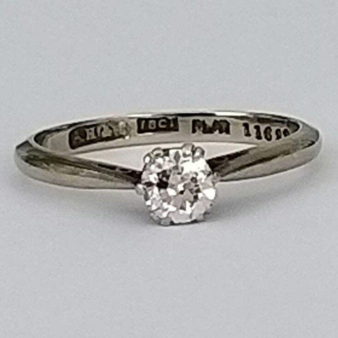 Antique Old Cut Diamond Single Stone Gold Ring - Resizing, Appraisals ...