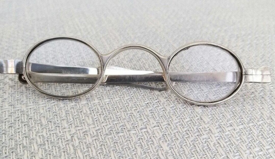 GEORGIAN 1807 Silver Spectacles Harry Potter Style Sterling Silver ...