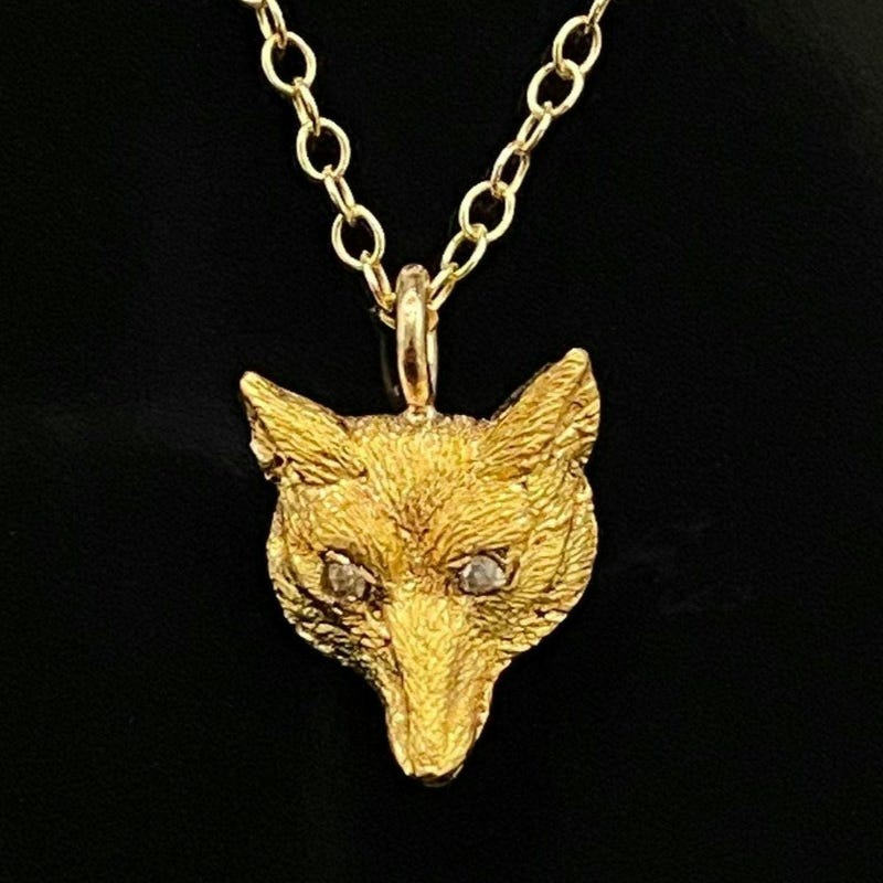 Wolf Diamond Ring - Etsy