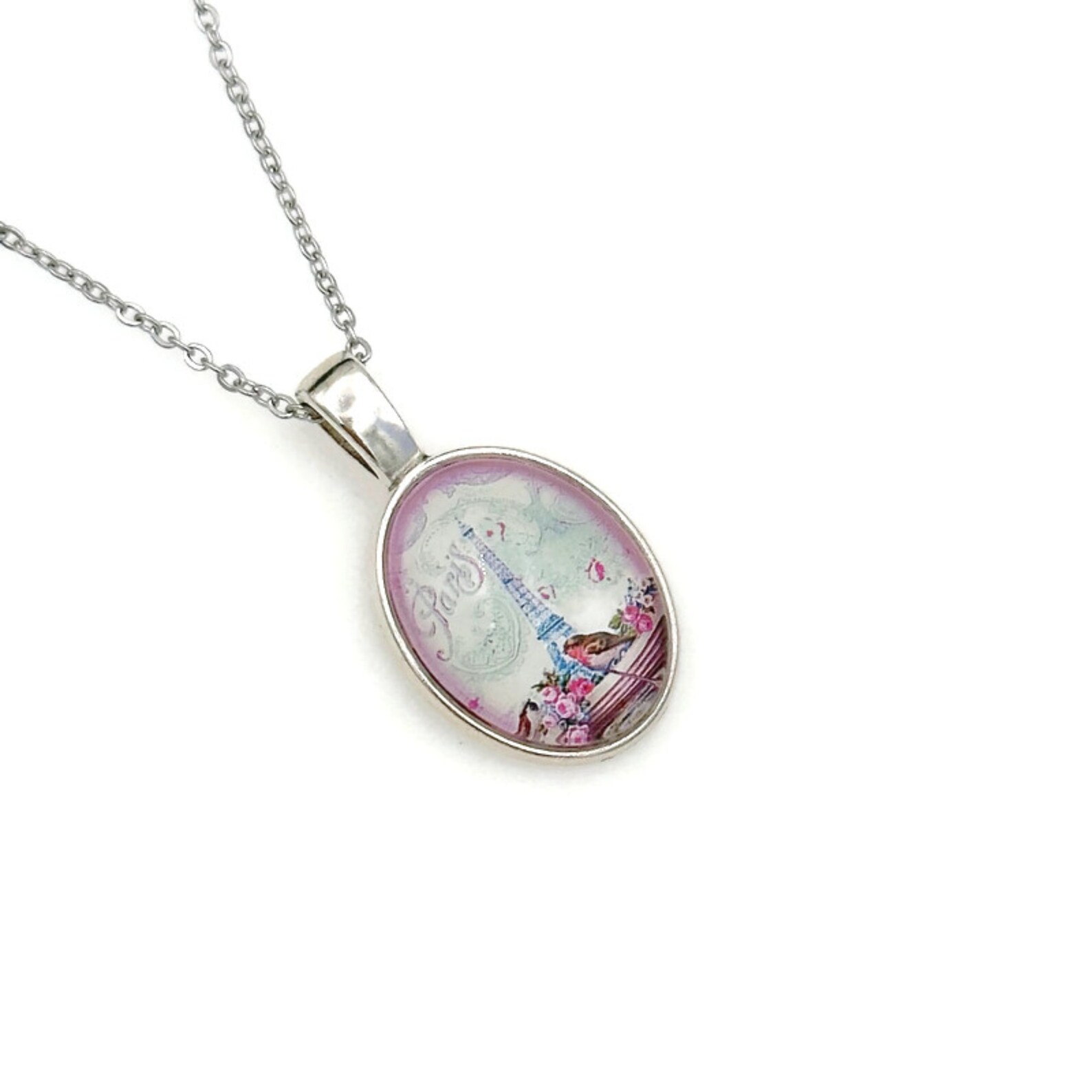 Paris Pendant, Paris Necklace, Eiffel Tower Necklace, Paris Gifts, for ...