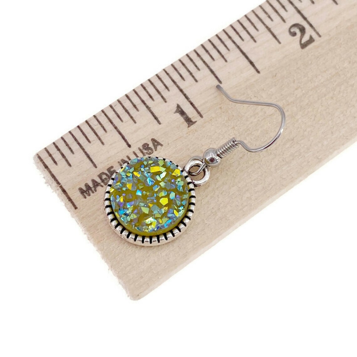 Chartreuse Earrings Chartreuse Jewelry Unique Green | Etsy