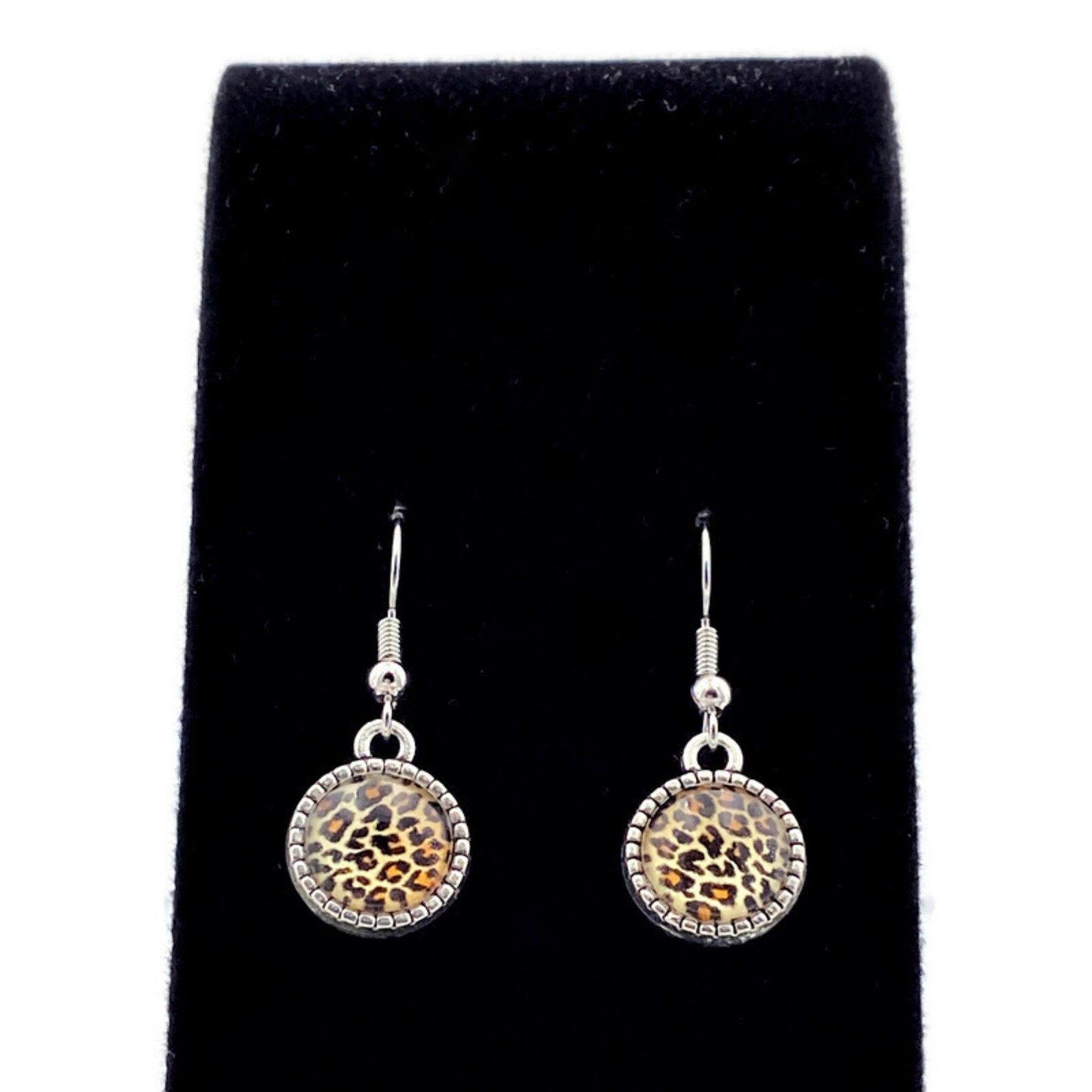 Cheetah Earrings, Leopard Earrings, Animal Print Earrings, Big Cat ...