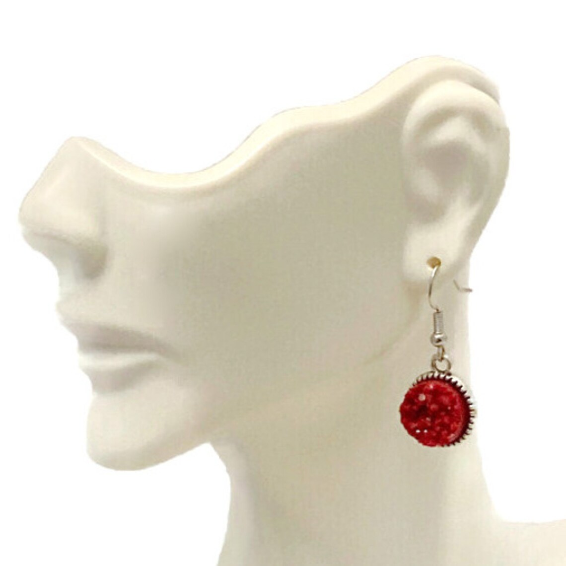 Wine Color Earrings Merlot Earrings Red Wine Earring Dark | Etsy