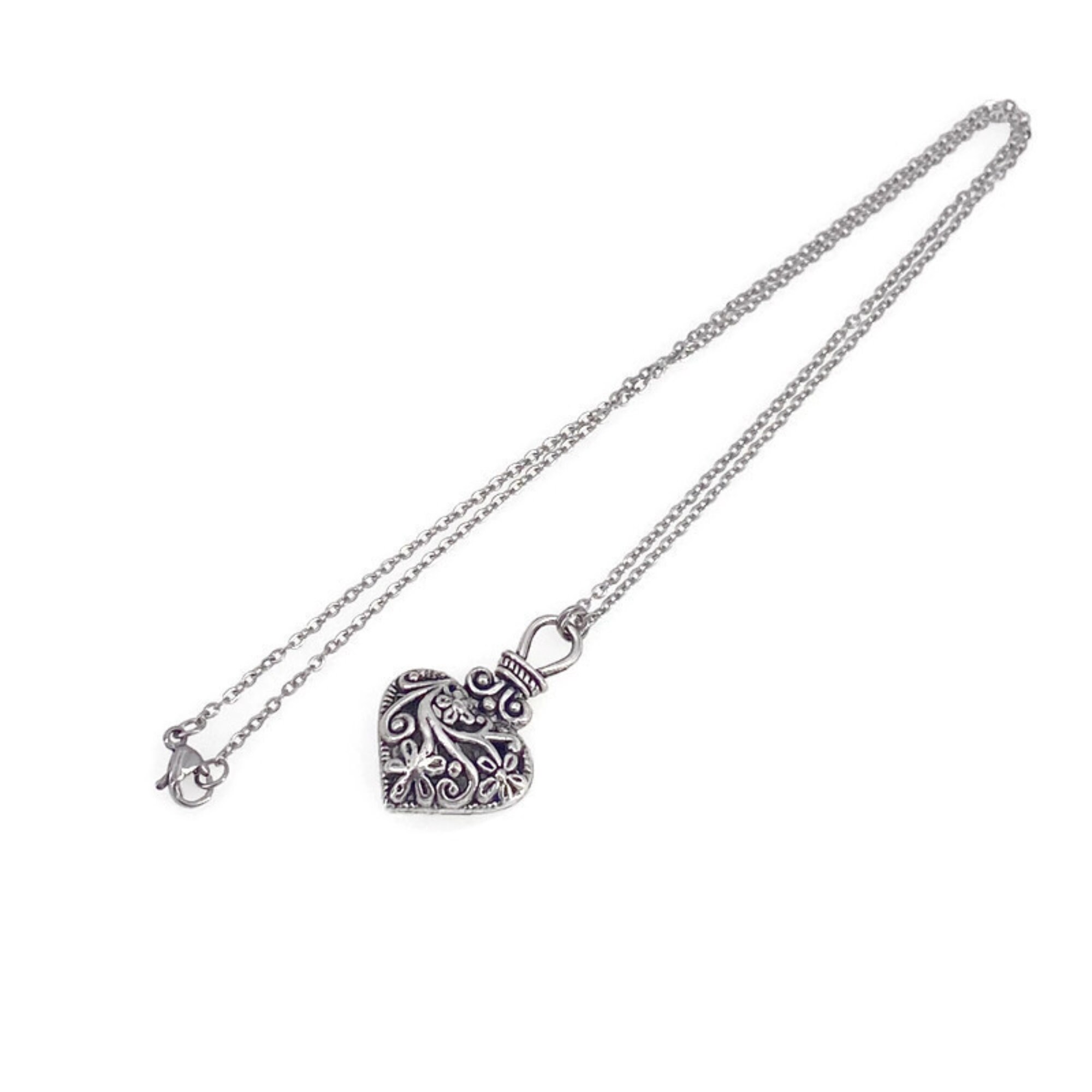 Filigree Heart Pendant Filigree Heart Necklace Heart - Etsy