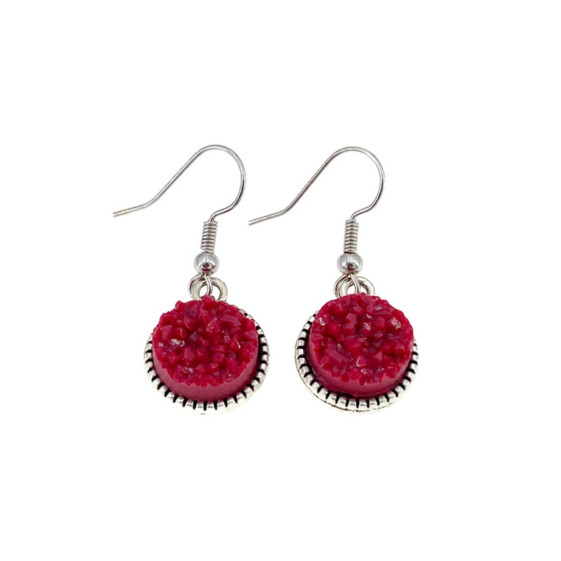 Wine Color Earrings Merlot Earrings Red Wine Earring Dark - Etsy