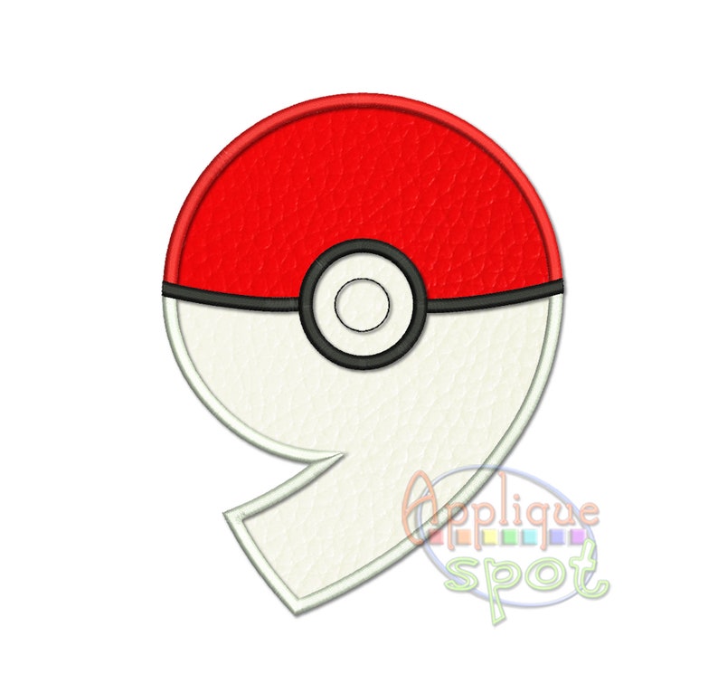 Pokeball Pokemon 1 to 9 Birthday Number Set 5 Sizes 4x4 | Etsy Canada