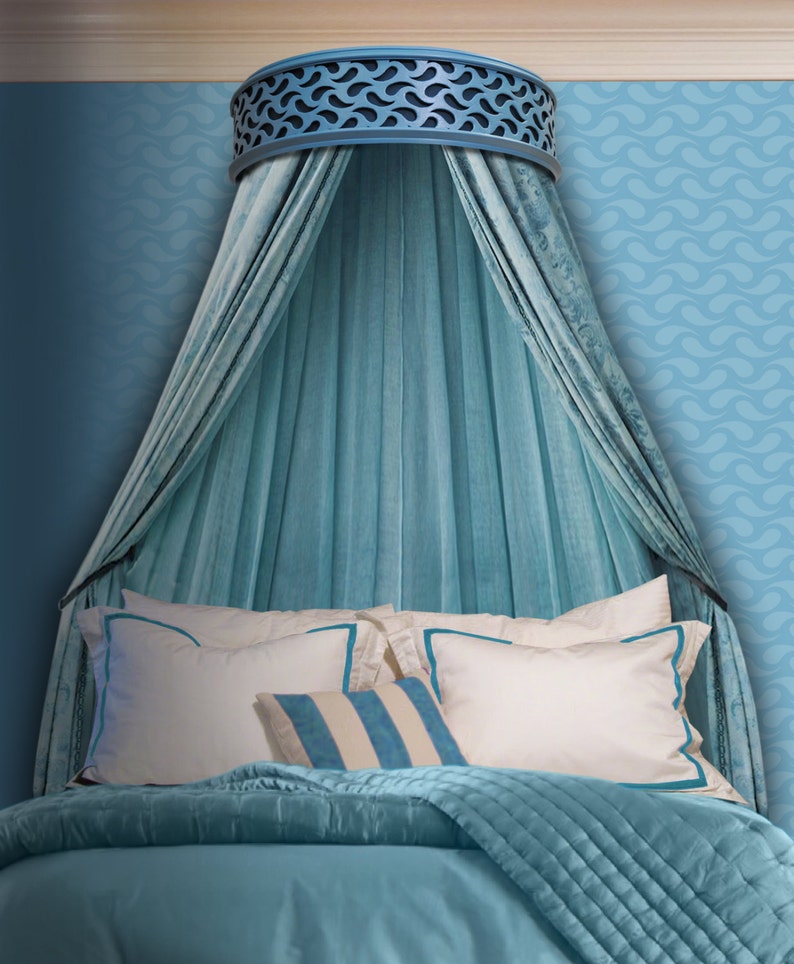 Bed Crown Modern Elegant Handcrafted Geo-paise Bed Crown Teester ...