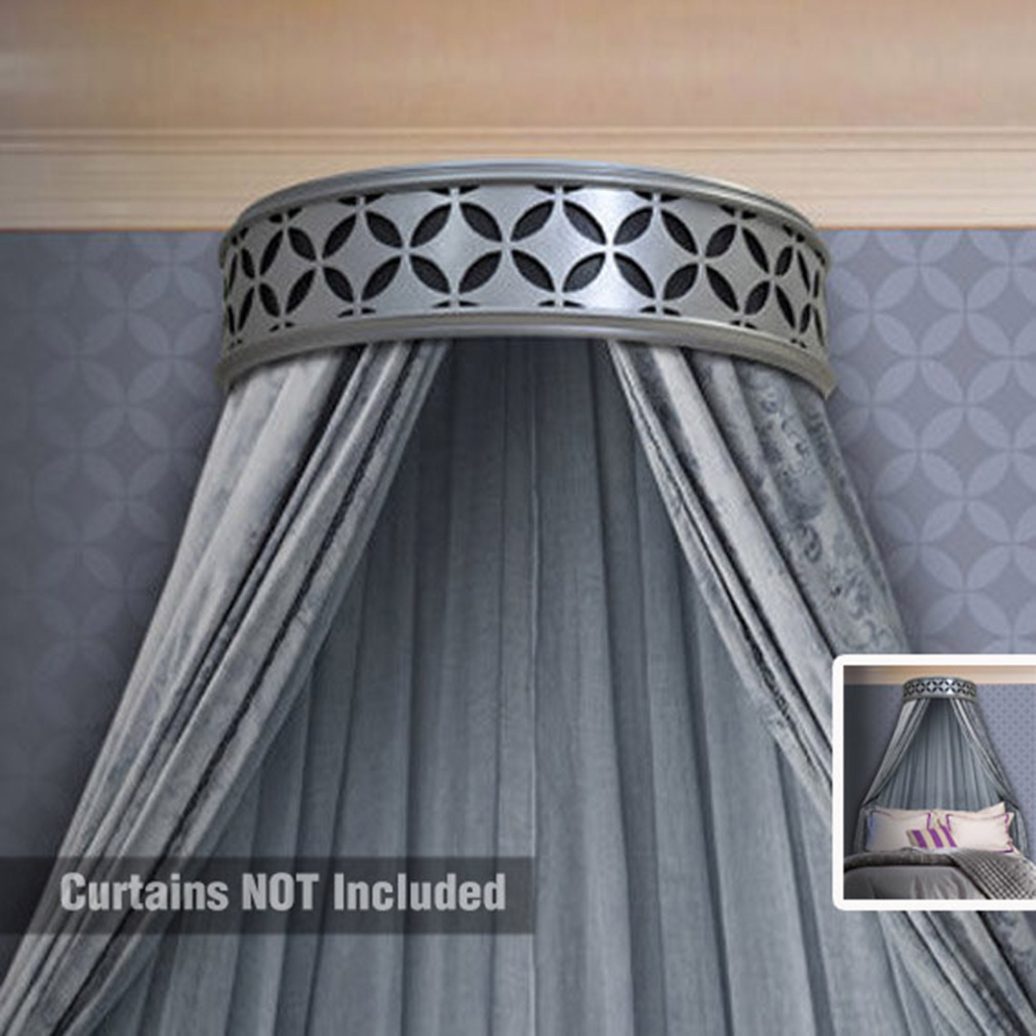 Modern Elegant Bed Crown - Handcrafted Geo-cstar Bed Crown - Teester ...
