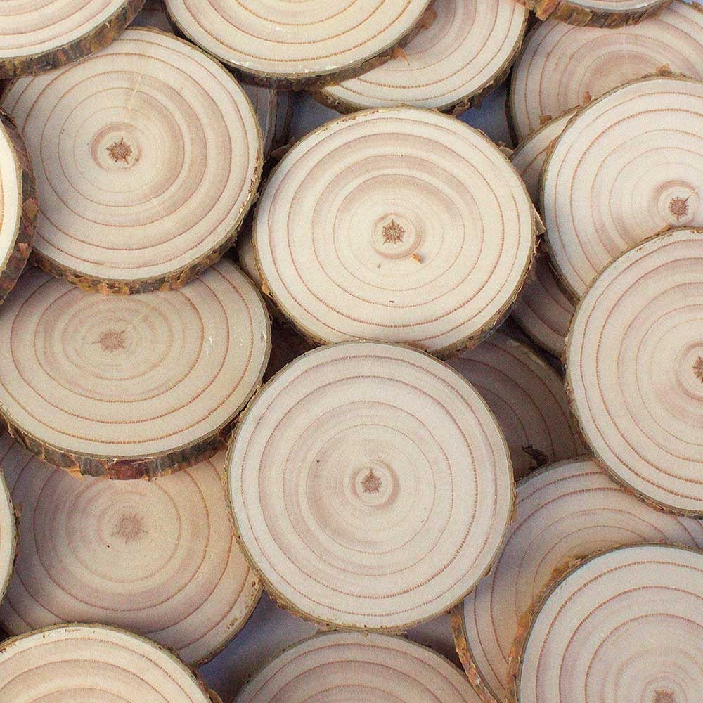 50 Pine 2 3 Wood Slices. Rustic Tree Branch | Etsy