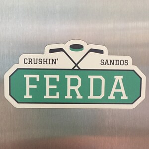 Crushin' Sandos Ferda MAGNET - Etsy