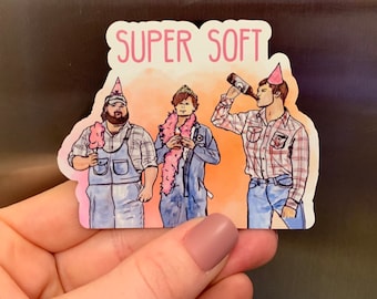 Super Soft text Version Sticker | Etsy