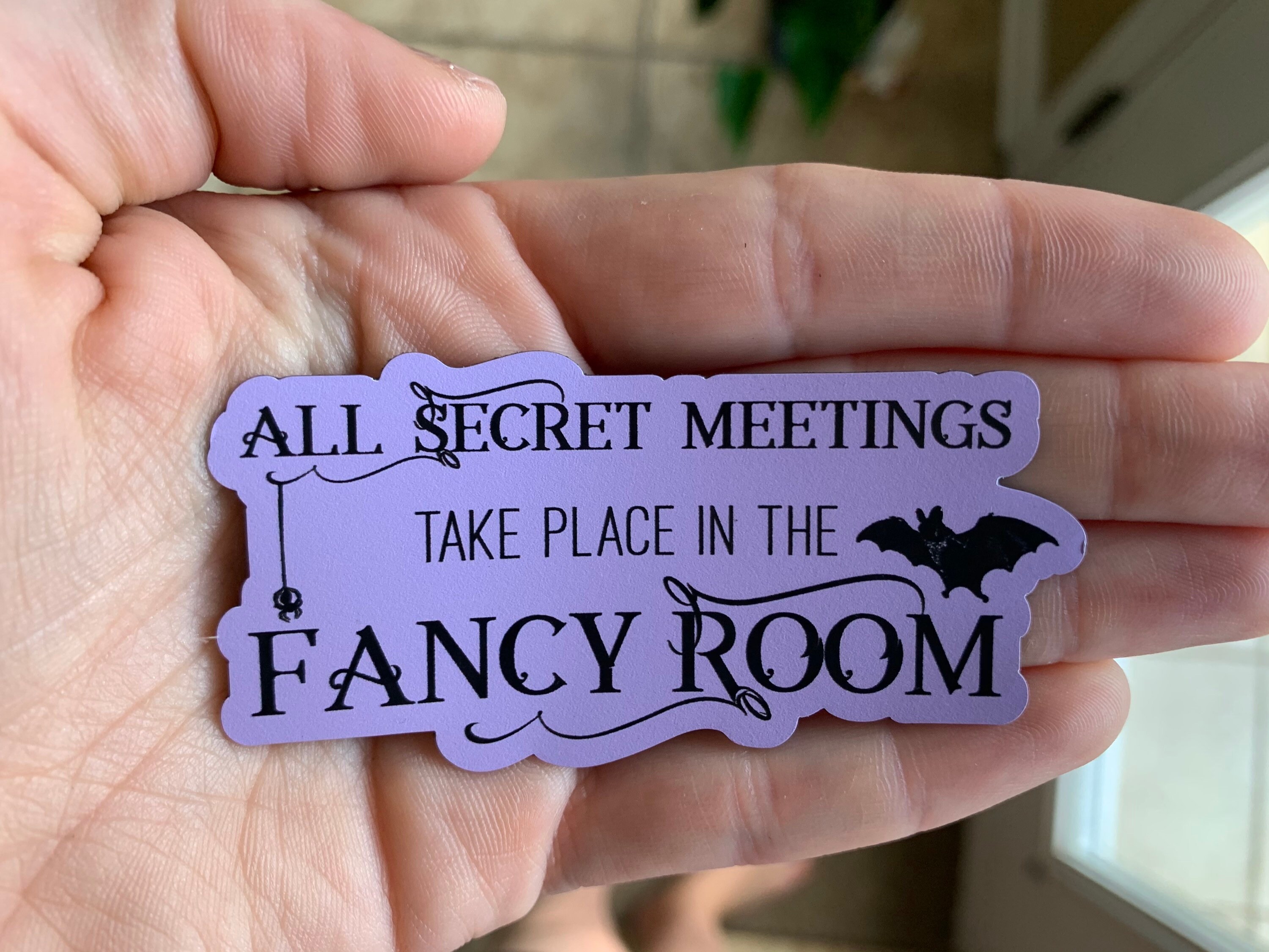 All Secret Meetings Take Place in the Fancy Room MAGNET - Etsy