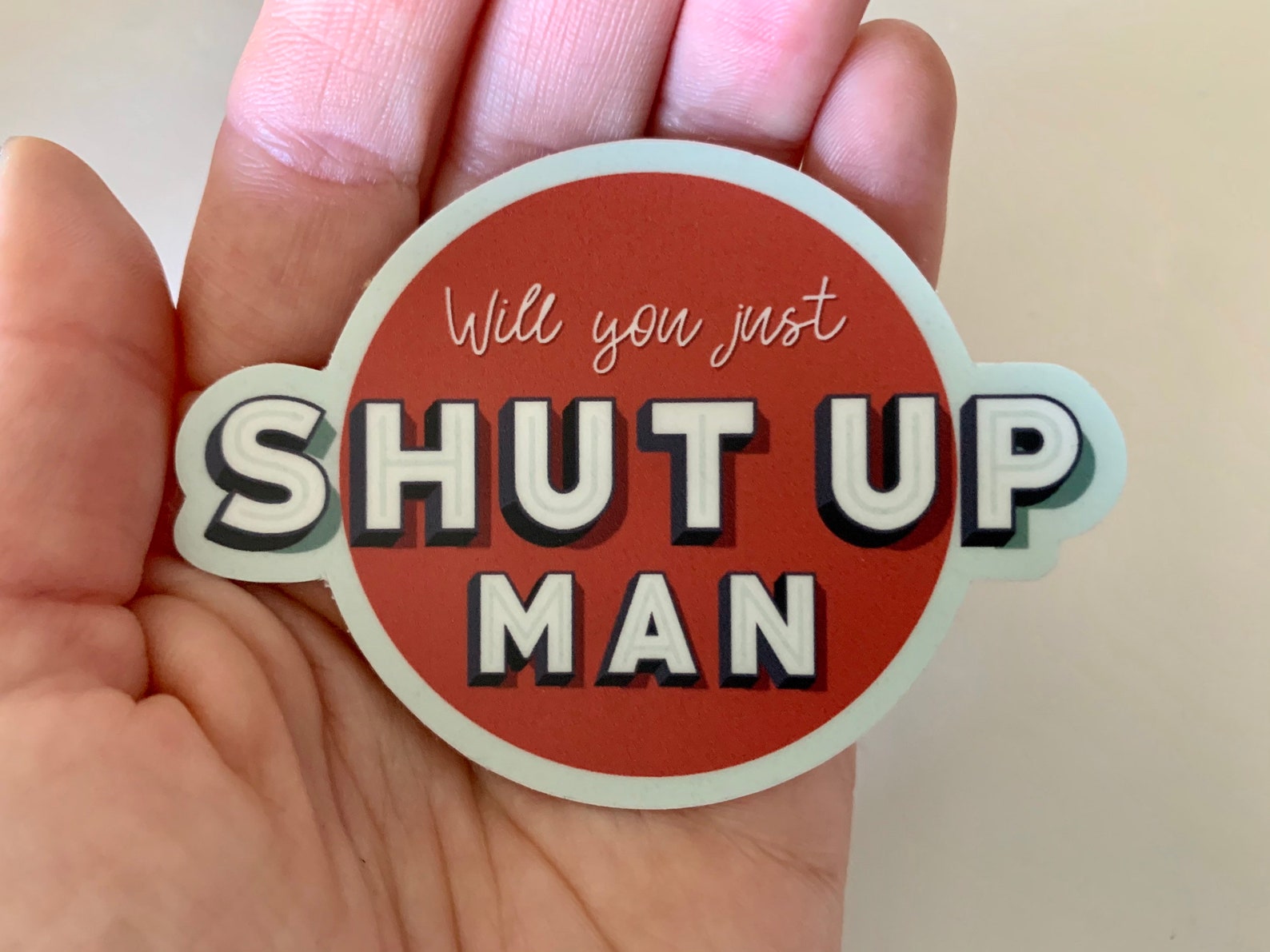Will You Shut Shut up Man - Joe Biden Quote MAGNET (democrat | Leftist ...