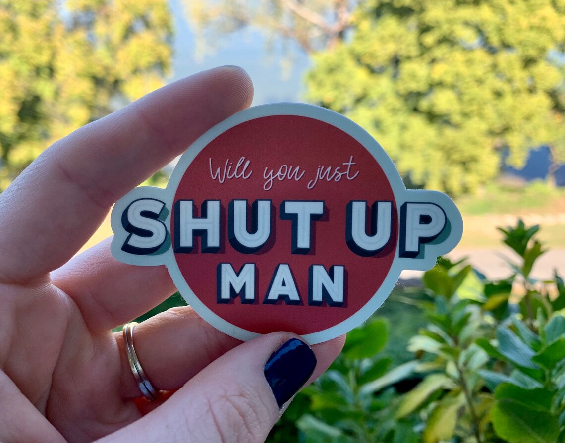Will You Shut Shut up Man - Joe Biden Quote MAGNET (democrat | Leftist ...