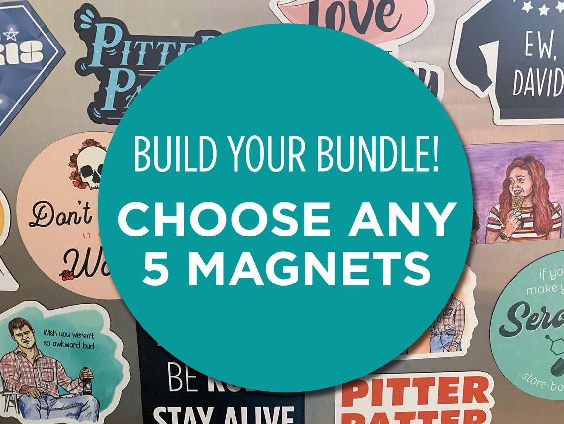 Build-your-own MAGNET Bundle 5 PACK - Etsy