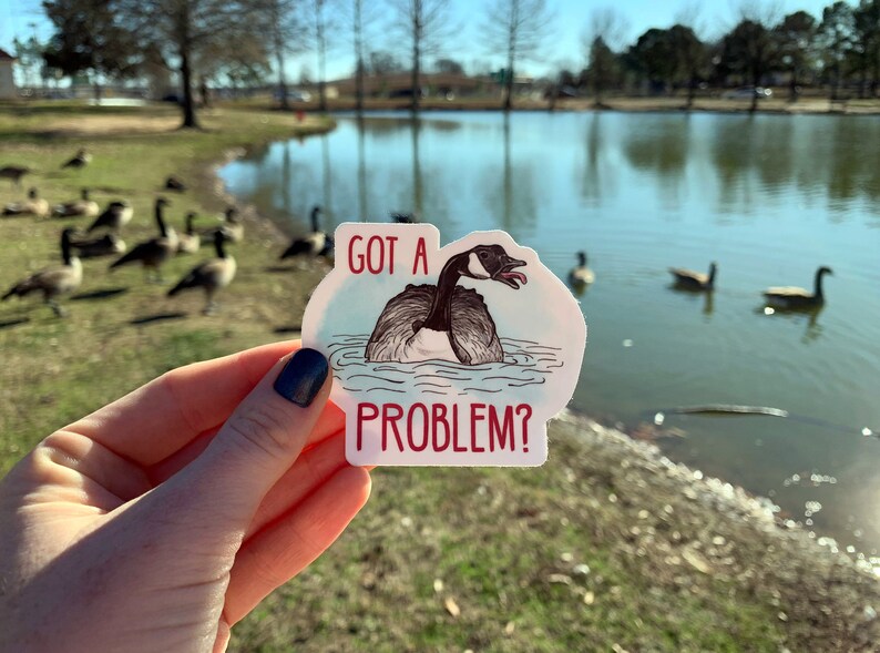 Got a Problem? Canada Goose Sticker - Etsy