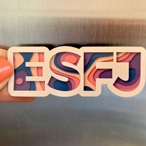 ESFJ Sticker | Myers-briggs Personality Test | Waterproof Sticker - Etsy