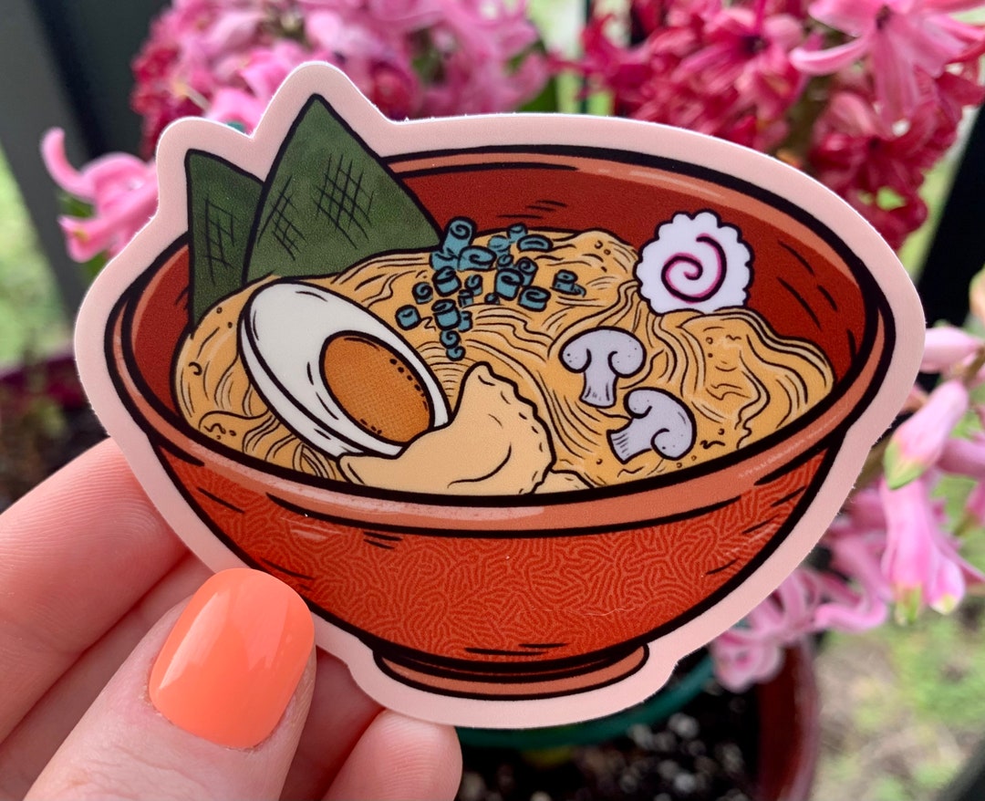 Ramen Bowl 3” Sticker - Etsy