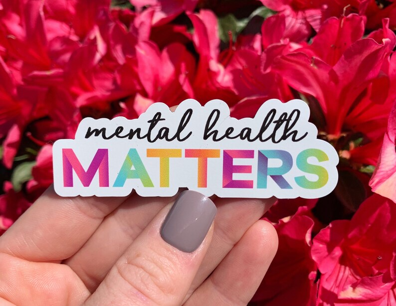 Mental Health Matters MAGNET 3 X 1 Mental | Etsy