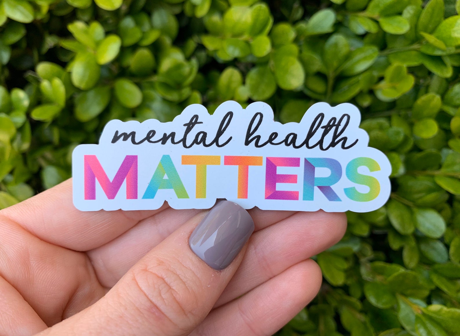 Mental Health Matters Sticker 3 X 1 Mental | Etsy