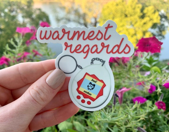 Warmest Regards Best Wishes Sticker - Etsy