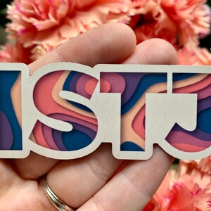 ISTJ Sticker | Myers-briggs Personality Test | Waterproof Sticker - Etsy
