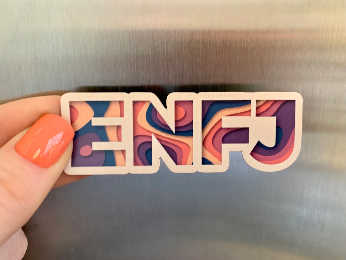 ENFJ Sticker | Myers-briggs Personality Test | Waterproof Sticker - Etsy