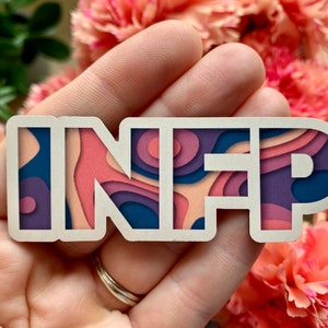 INFP Sticker | Myers-briggs Personality Test | Waterproof Sticker - Etsy
