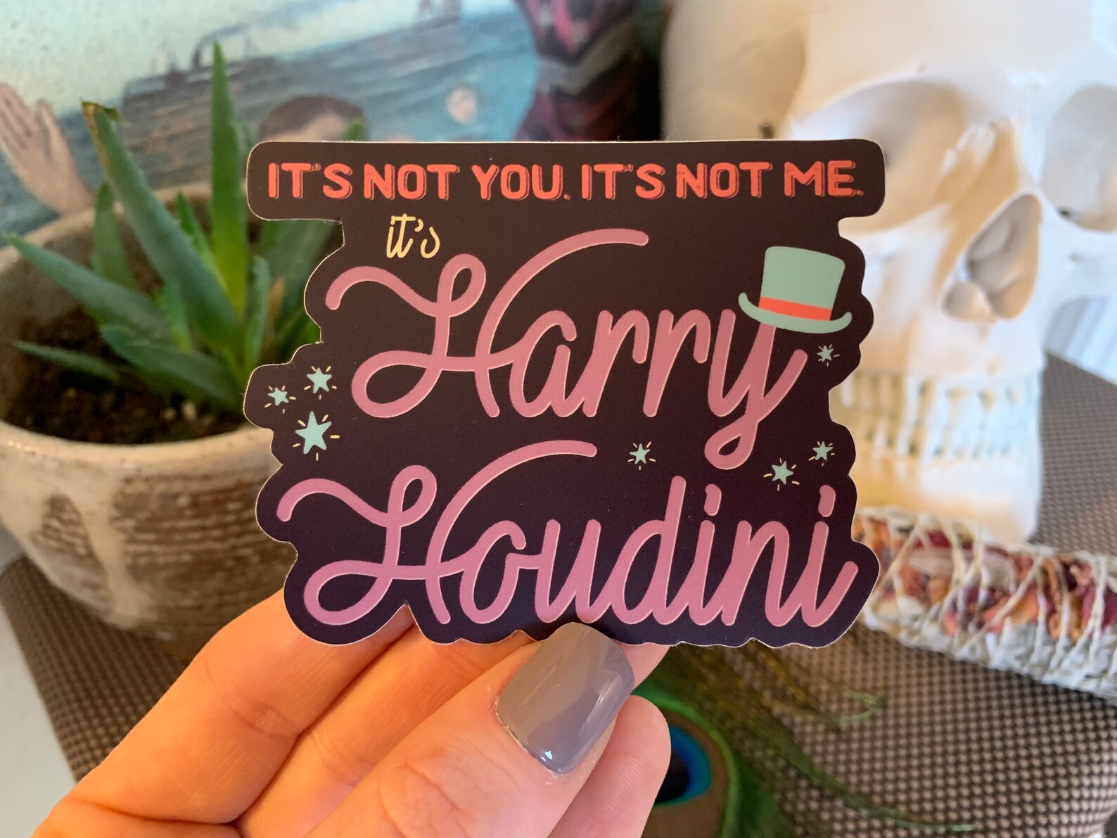 It's Not You, It's Not Me, It's Houdini STICKER Inspired by Em From and ...