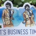 It's Business Time Sticker - Etsy