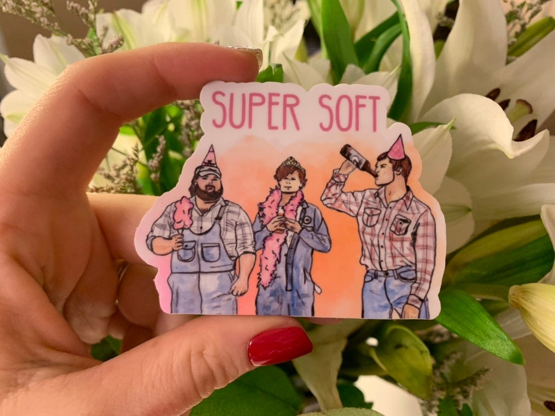 Super Soft text Version Sticker - Etsy