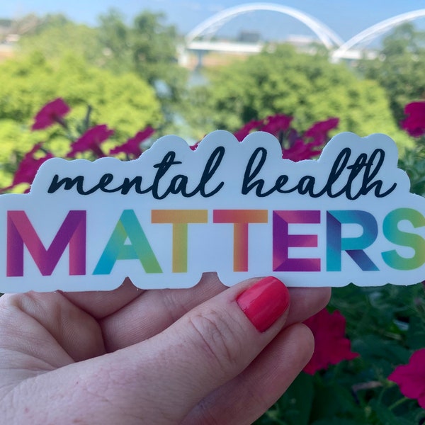 Mental Health Bumper Sticker - Etsy