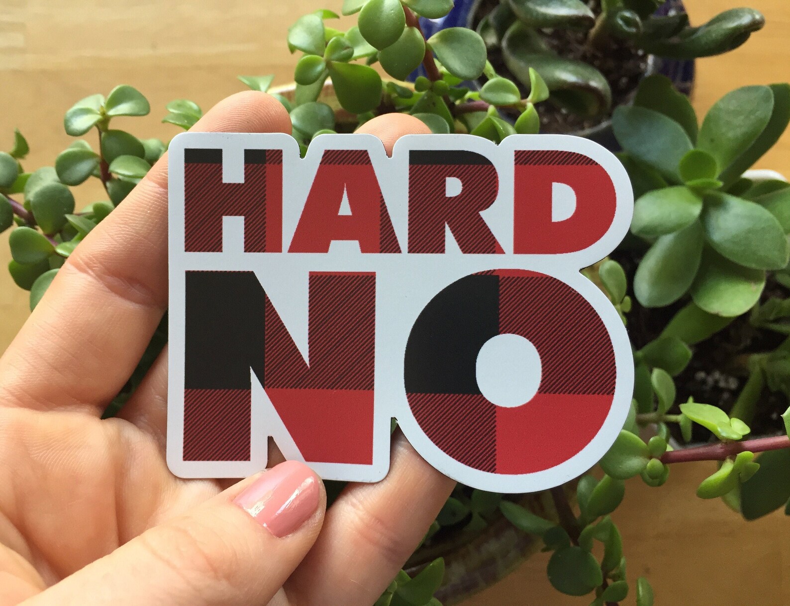 Hard No Sticker - Etsy