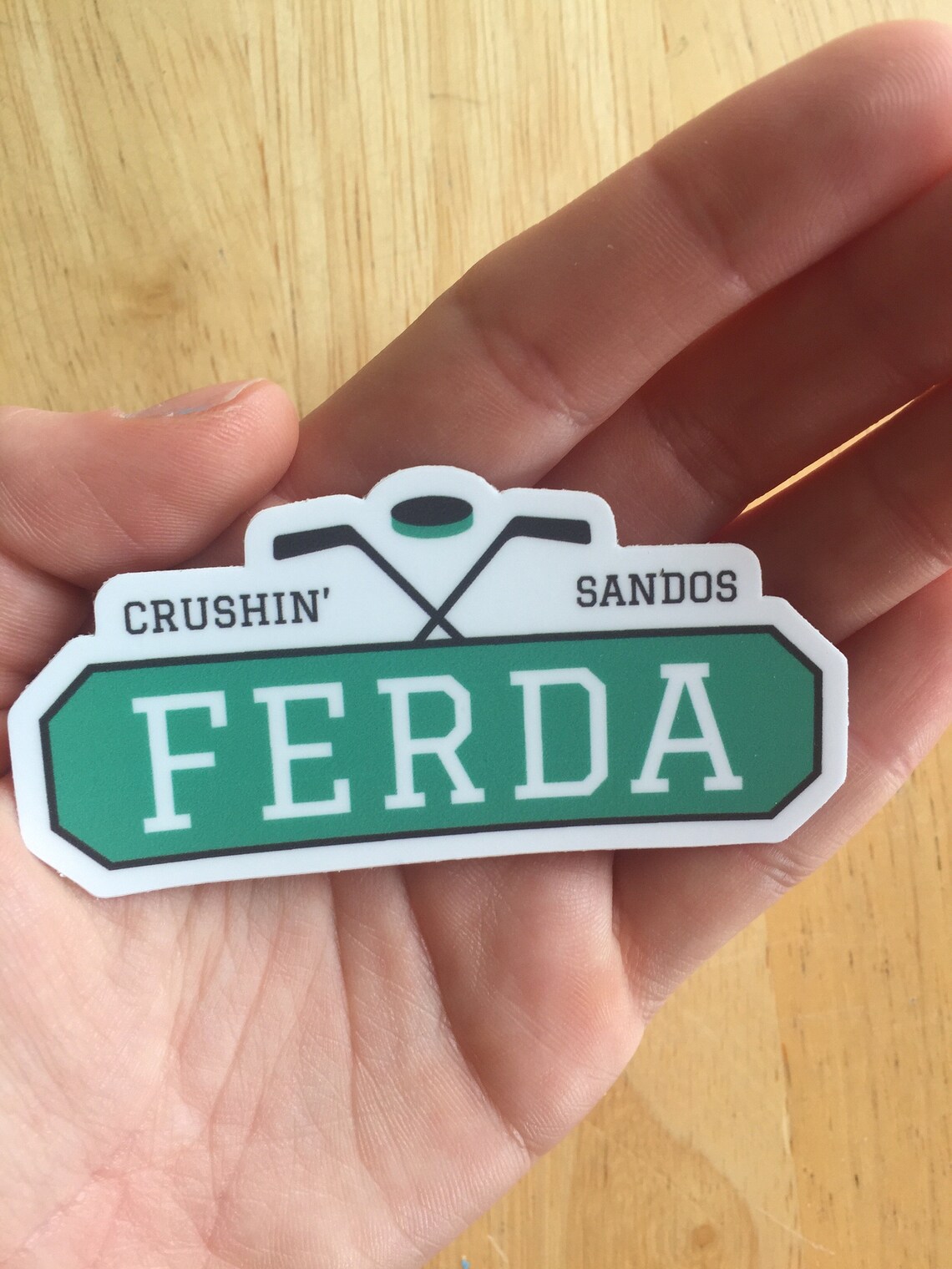 Crushin' Sandos Ferda Sticker - Etsy