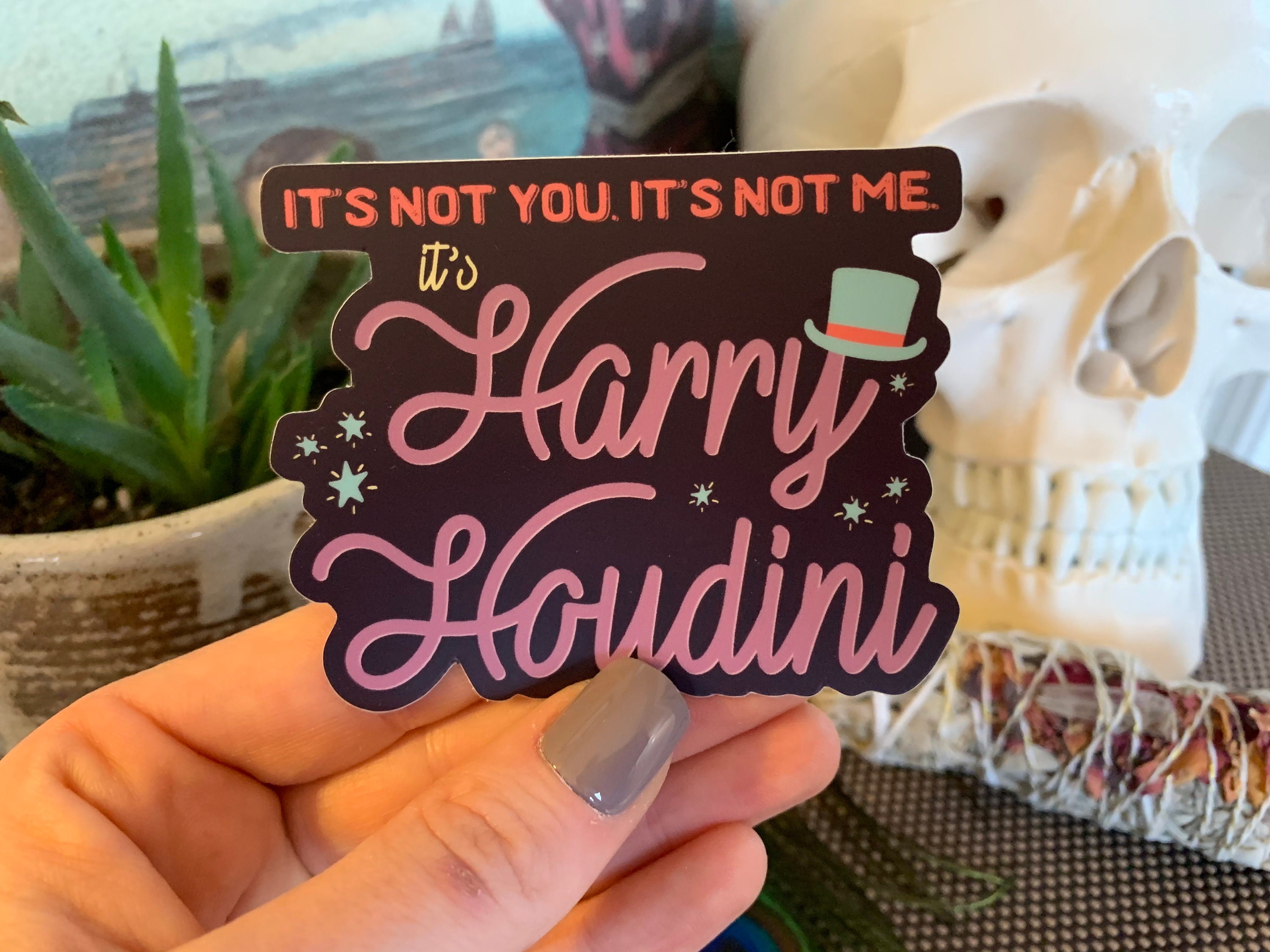 It's Not You, It's Not Me, It's Houdini STICKER Inspired by Em From and ...