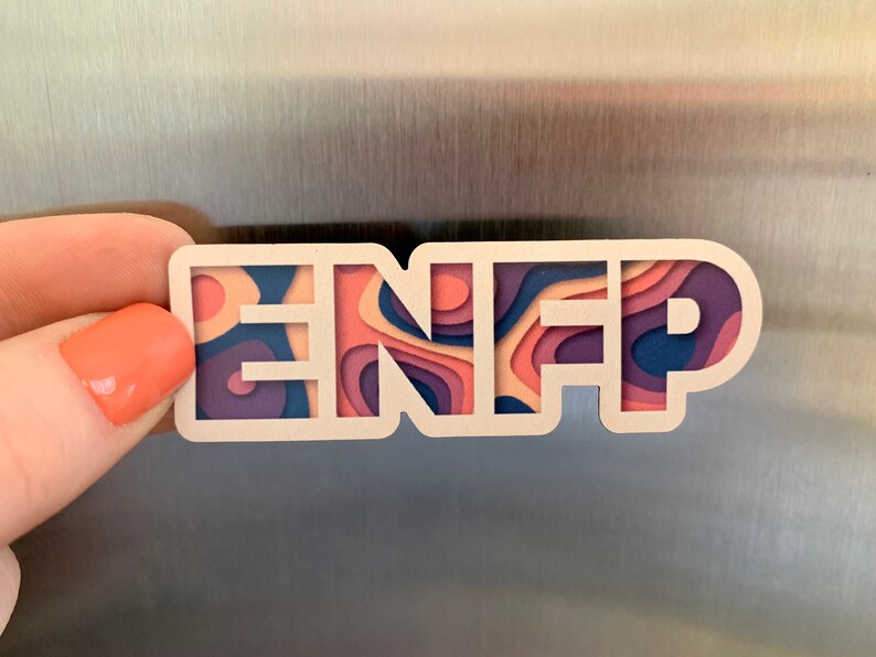 ENFP Sticker | Myers-briggs Personality Test | Waterproof Sticker - Etsy