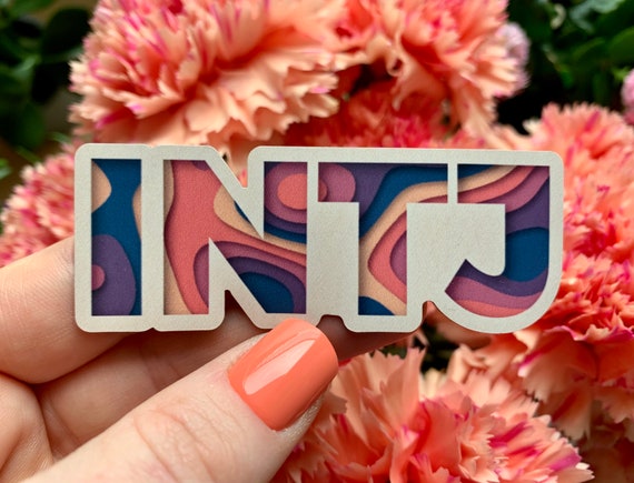 INTJ Sticker Myers-briggs Personality Test Waterproof | Etsy