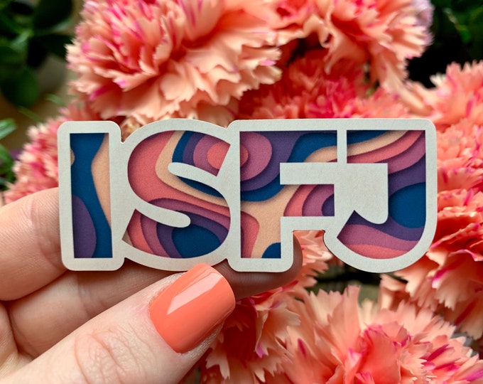 ISFJ Sticker Myers-briggs Personality Test Waterproof Sticker - Etsy