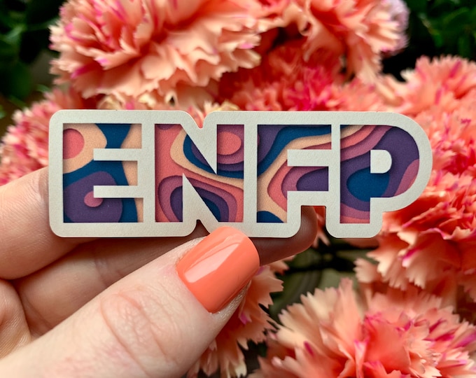 ENFP Sticker Myers-briggs Personality Test Waterproof Sticker - Etsy