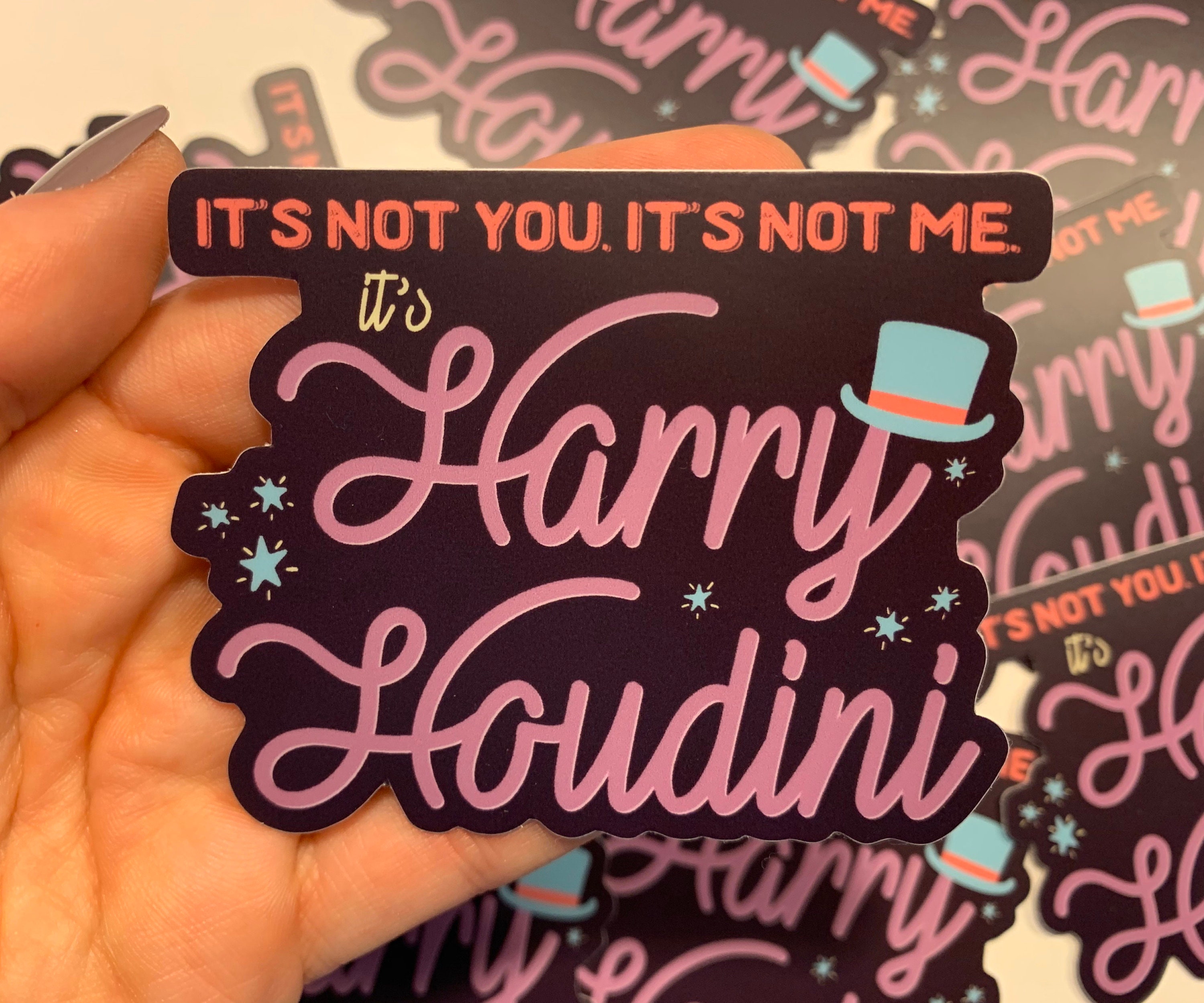 It's Not You, It's Not Me, It's Houdini STICKER Inspired by Em From and ...