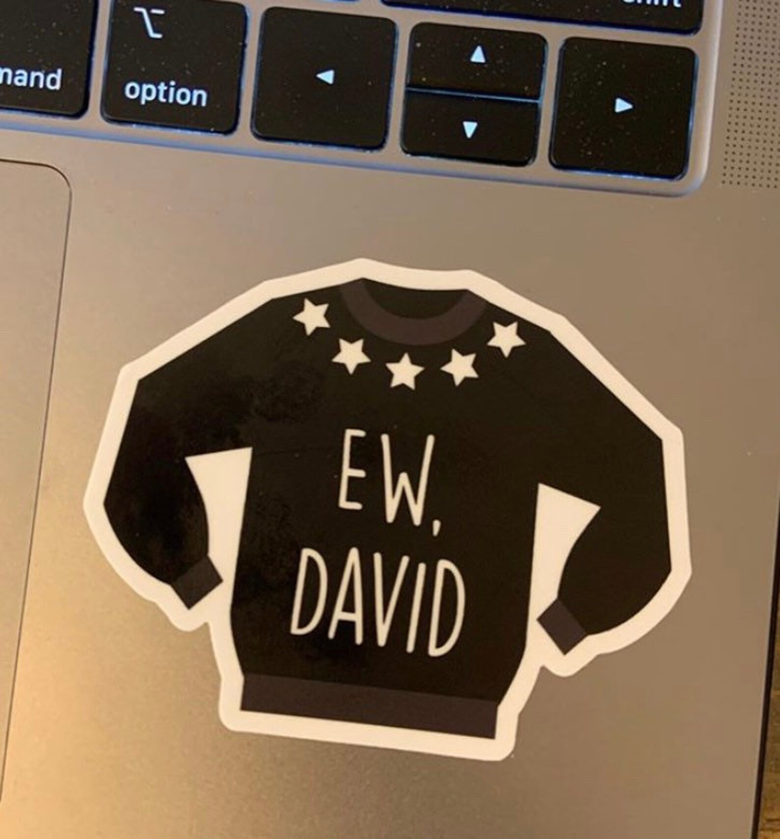 Ew David Sweater Vinyl Sticker Original Design | Etsy