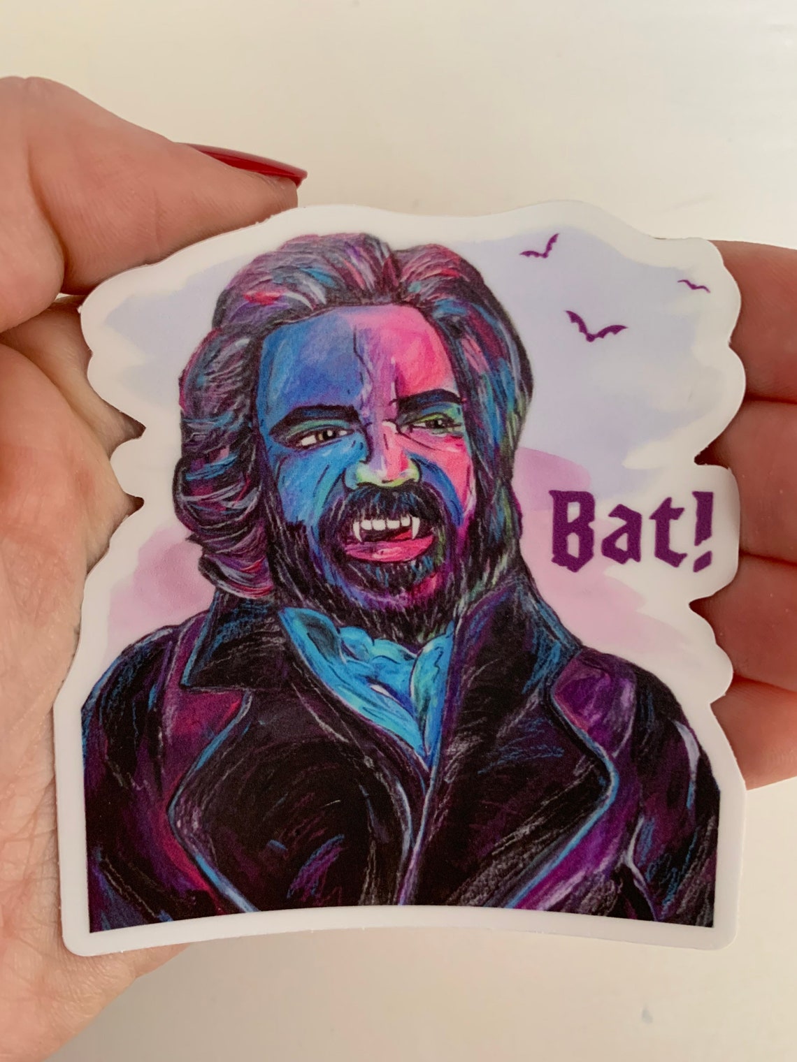 Laszlo - “bat!” Sticker - Etsy