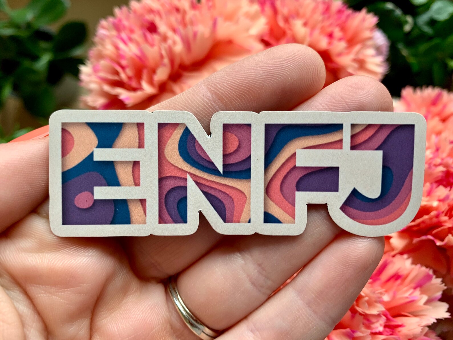 ENFJ Sticker | Myers-briggs Personality Test | Waterproof Sticker - Etsy