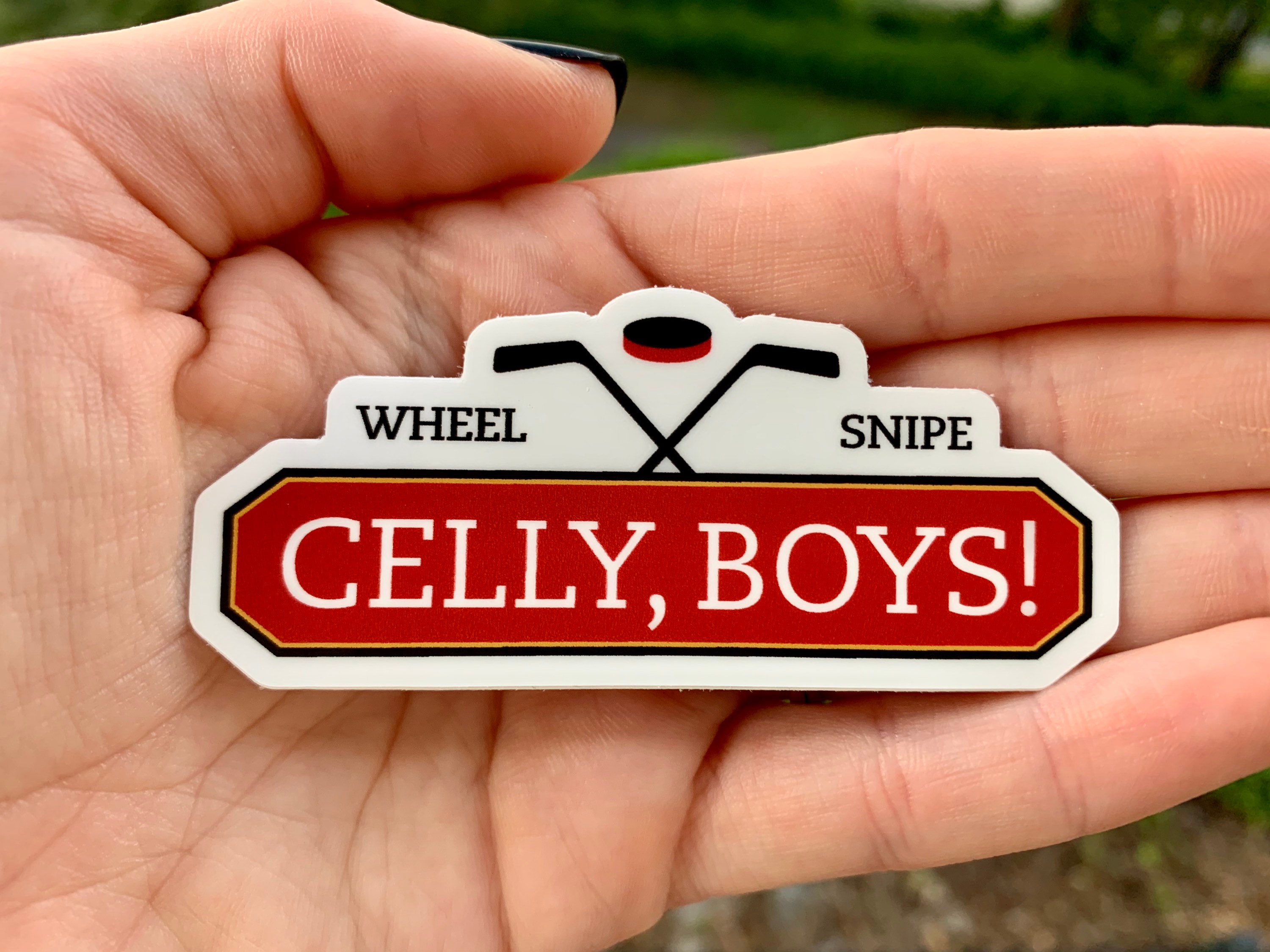 Wheel, Snipe, Celly Boys Sticker - Etsy UK